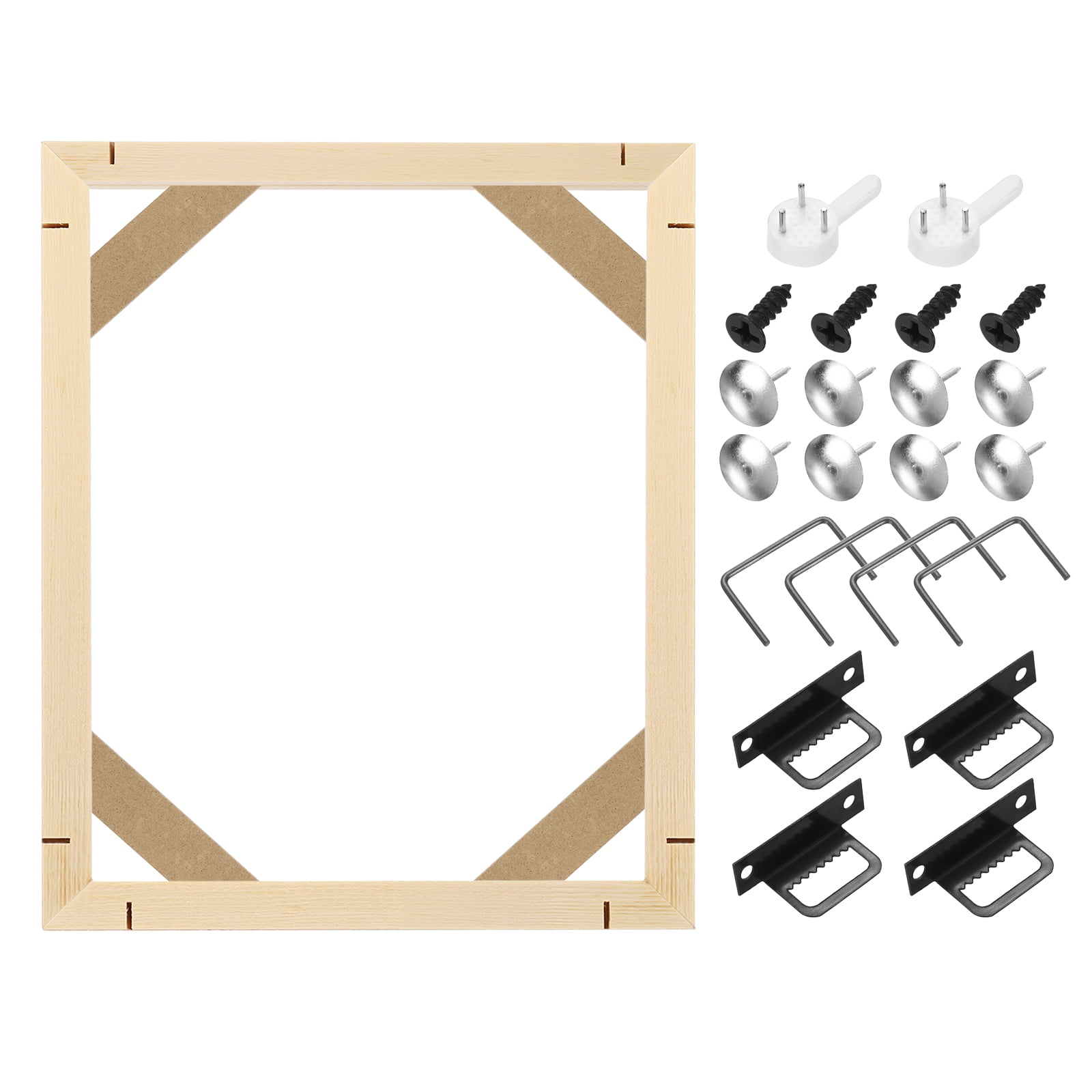 8 x 10 Inches Canvas Stretcher Bars, Wood Canvas Frame Kit Stretcher ...