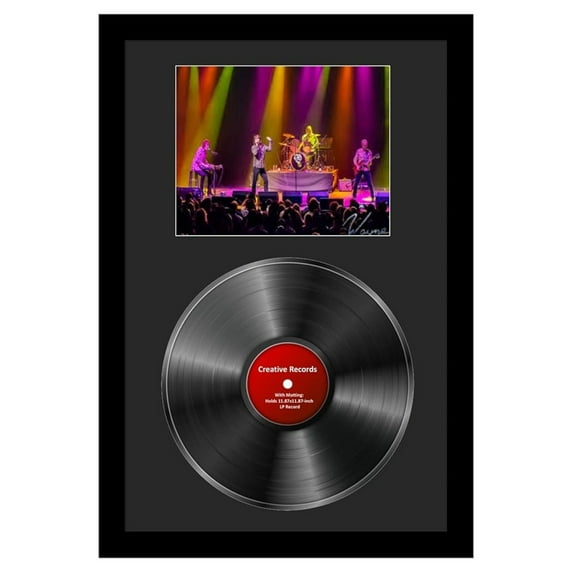 8" x 10" Photo Concert Frame with Black Matting Displays 33 Vinyl LP ...