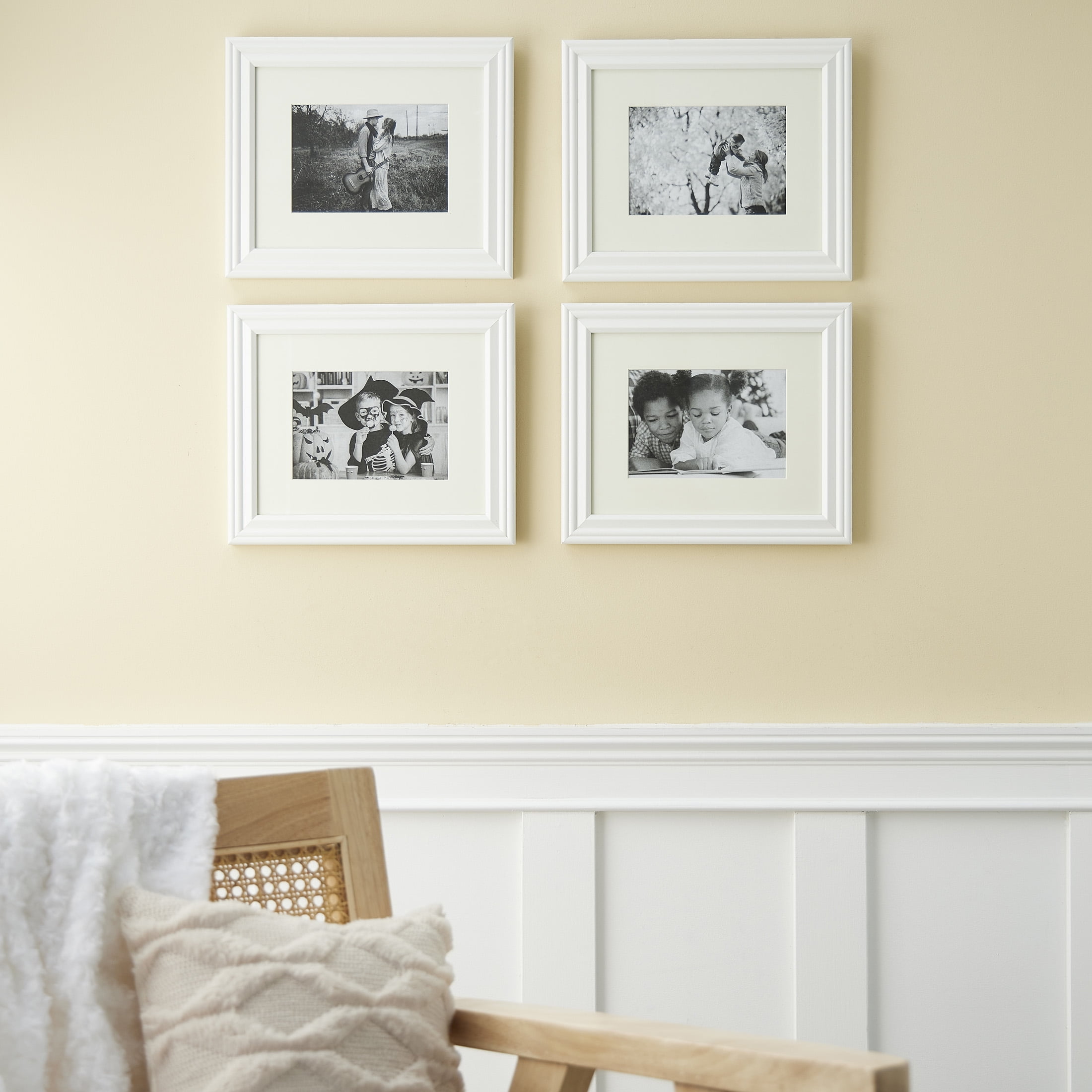 8" x 10" White Lifestyles Picture Frames with Mat by Studio Décor ...