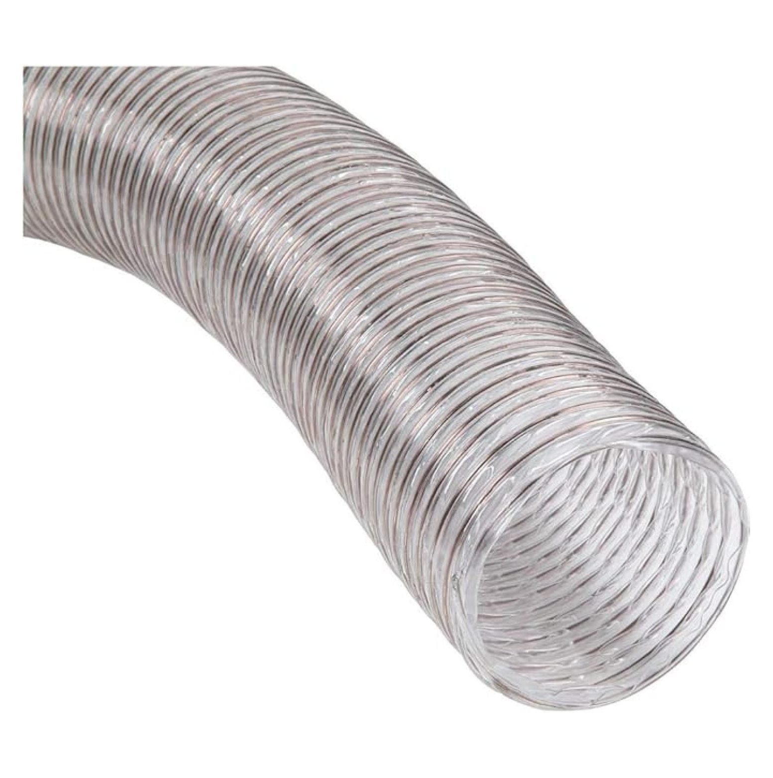 8" x 10' Wire Reinforced Hose - Heavy Duty Clear Duct Hose for ...