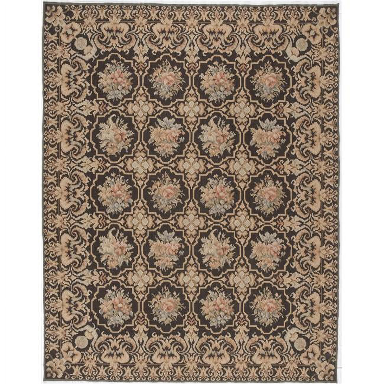 8 x 10 ft. Norfolk Flat Woven Area Rug - Black - Walmart.com