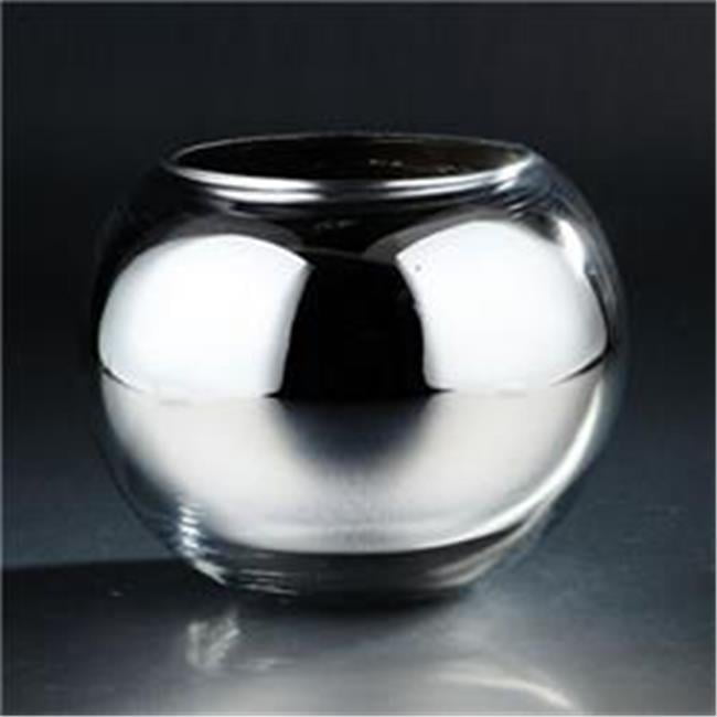 8 x 10 in. Glass Vase, Silver - Walmart.com