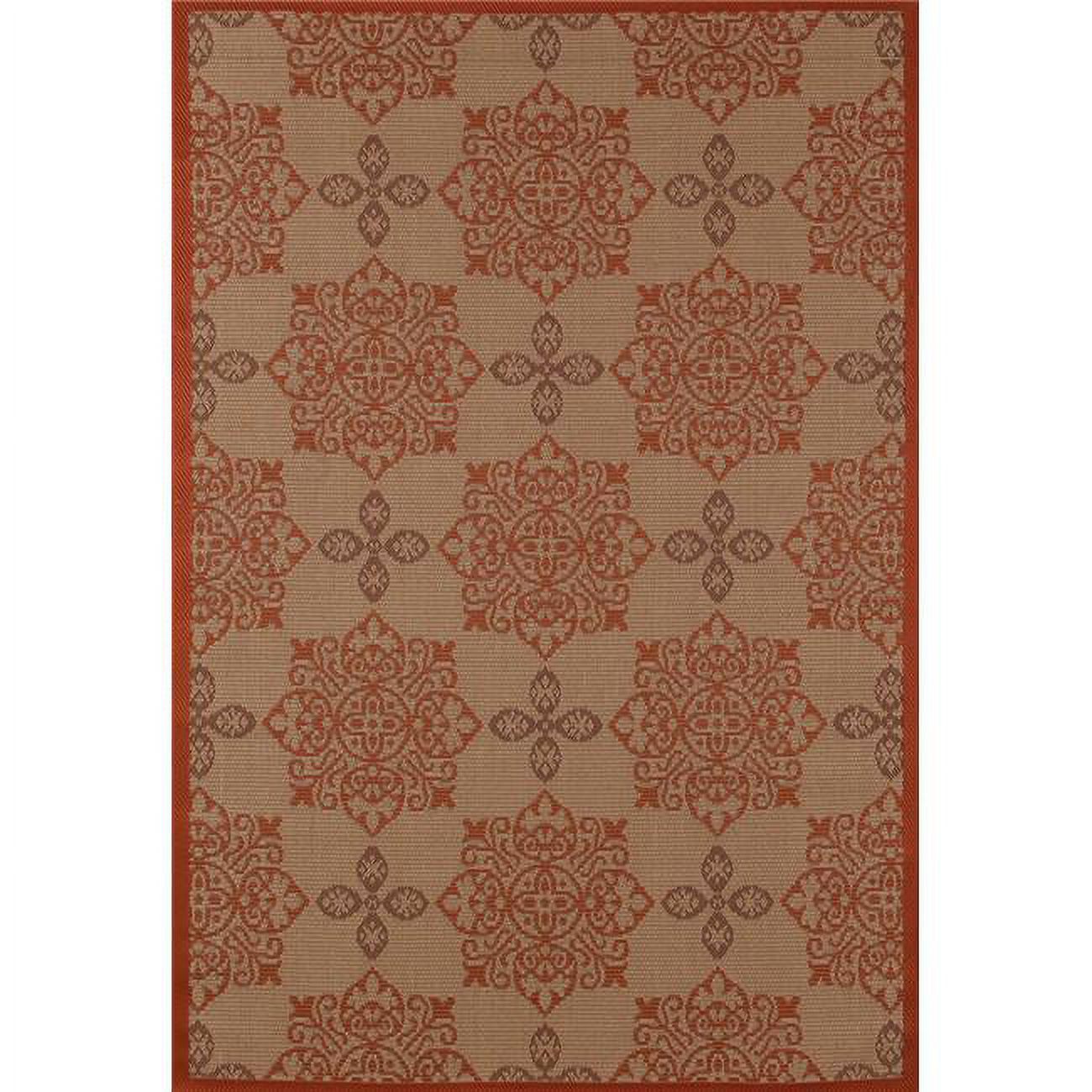 8 x 11 ft. Plymouth Collection Milan Flat Woven Indoor & Outdoor Area ...