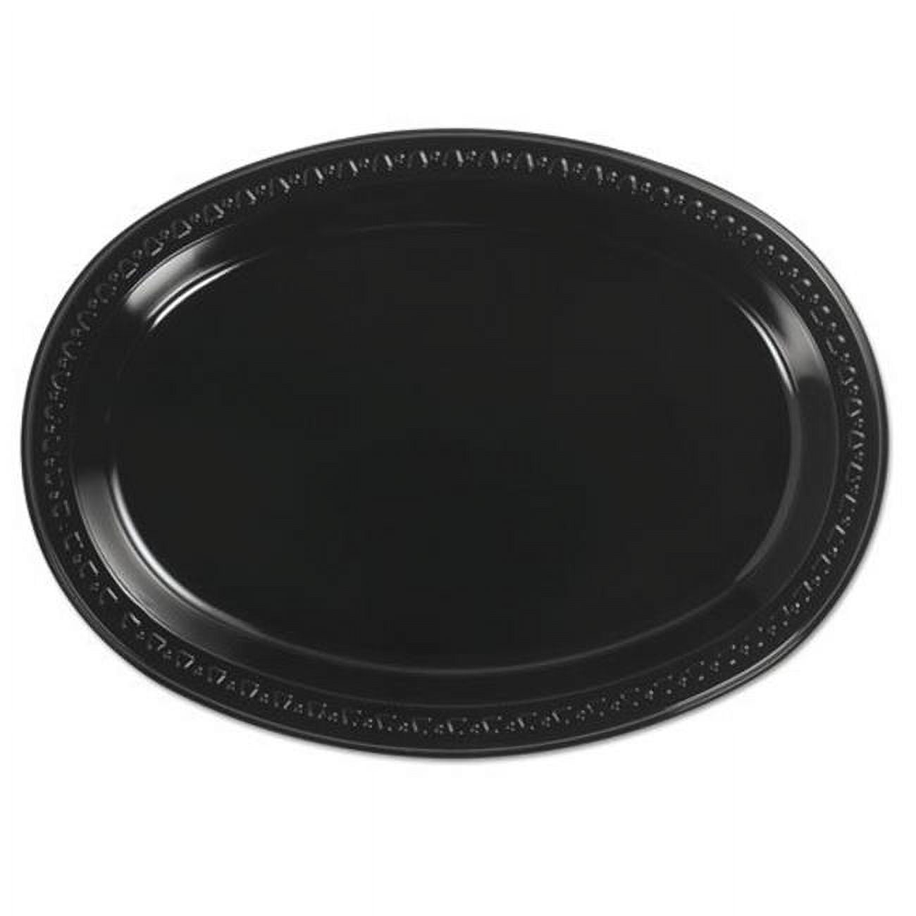 8 x 11 in. Heavyweight Plastic Platters, Black - 125 Per Bag - Walmart.com