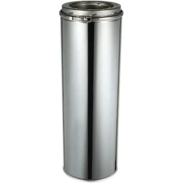 8" x 12" 304 Stainless Steel All Fuel Class-A Double Wall Insulated ...
