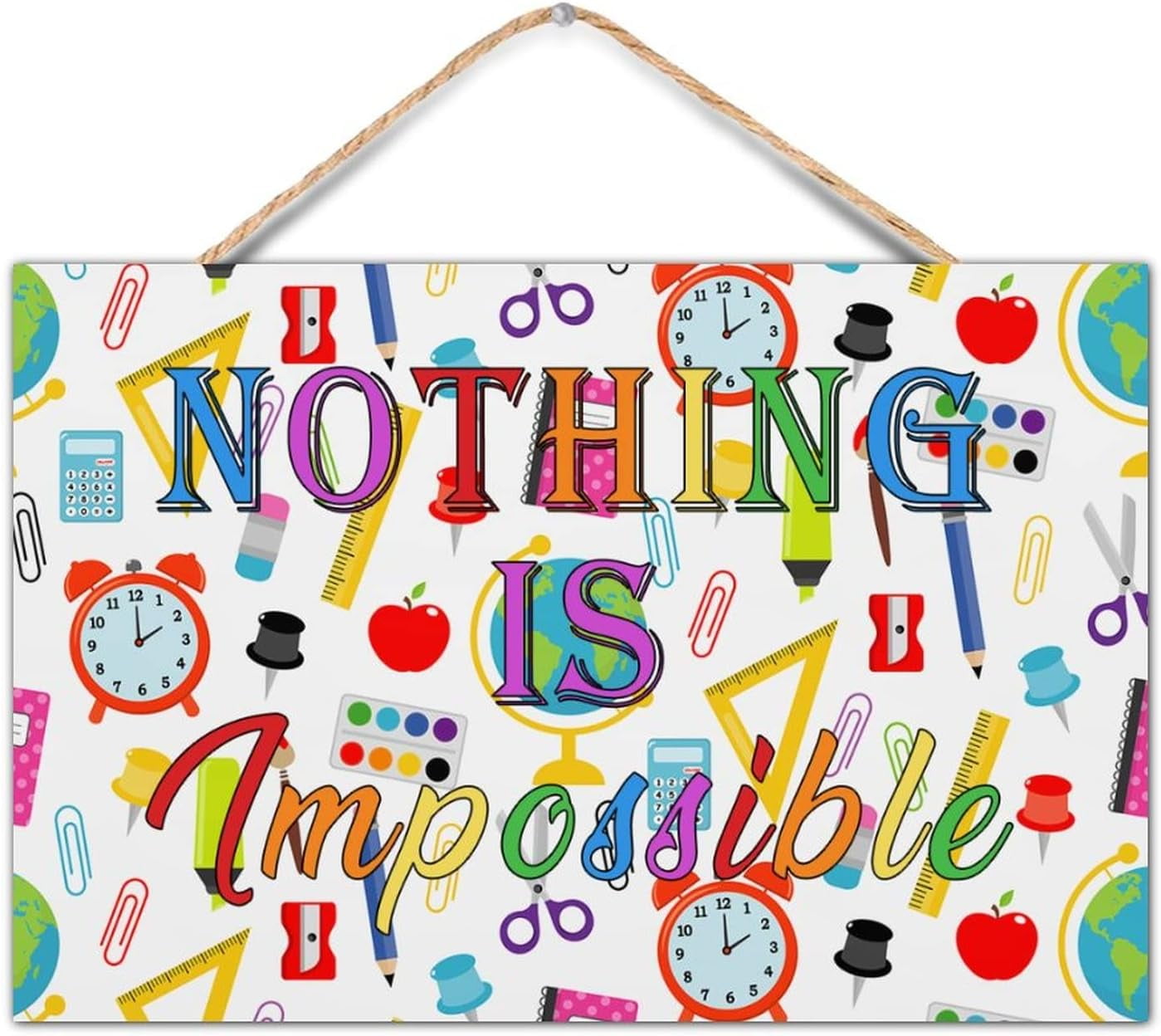 8 x 12 in Metal Tin Sign - First Day of School Sign School Chalkboard ...
