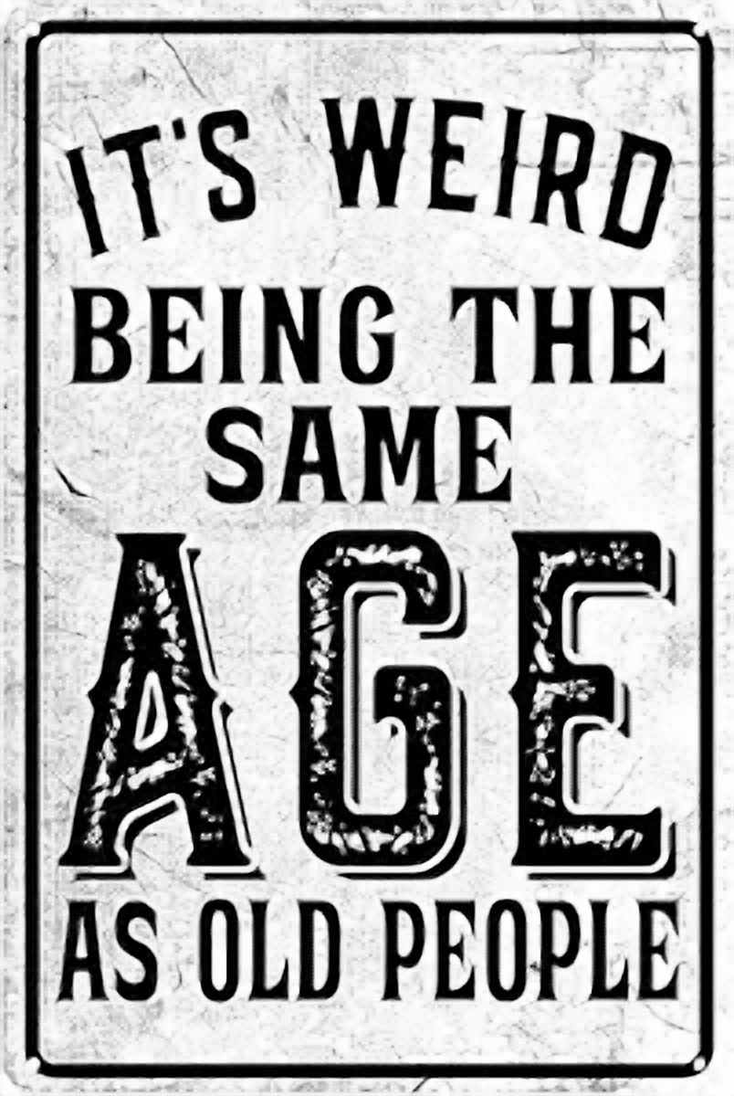 8 x 12 in Metal Tin Sign - Funny Metal Tin Sign Vintage Man Cave Decor ...