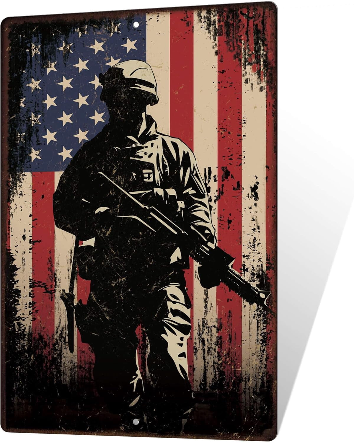 8 x 12 in Metal Tin Sign - Patriotic Metal Tin Sign, Funny American ...