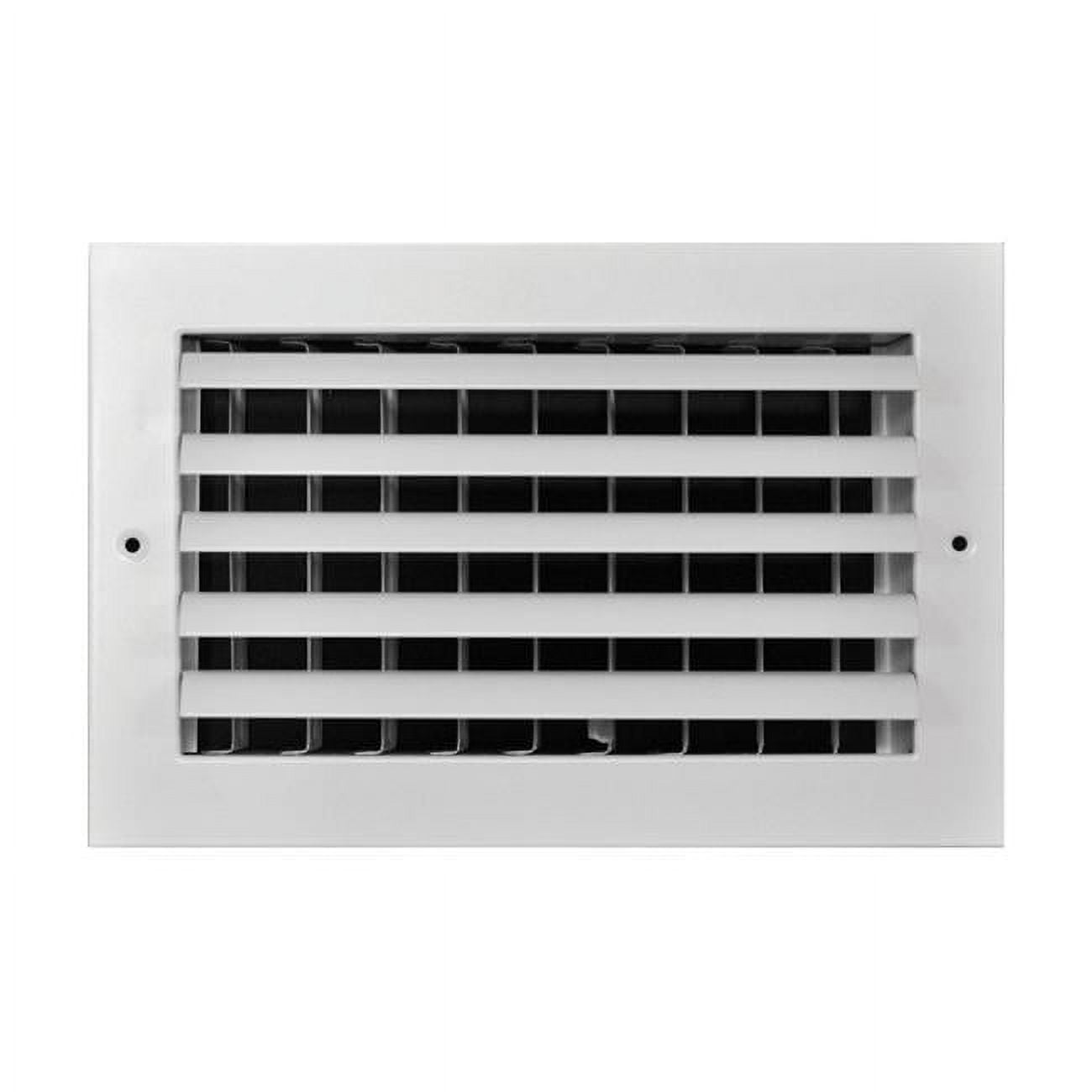 8 x 12 in. 1-Way White Aluminum Wall & Ceiling Register - Walmart.com