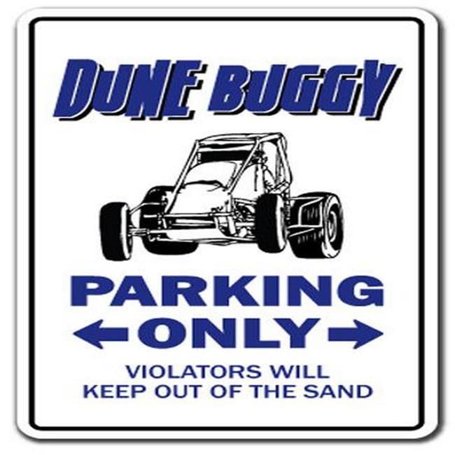 8 x 12 in. Decal - Dune Buggy Parking - Builder Driver Racer Go Karts ...
