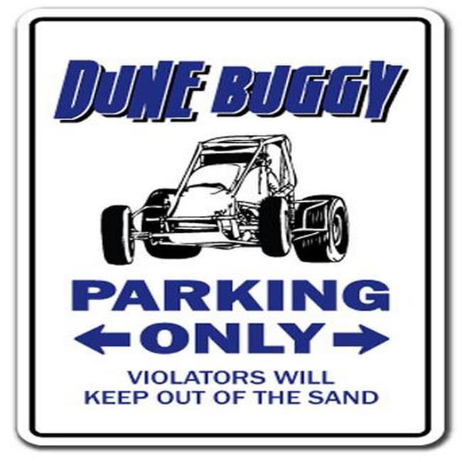 8 x 12 in. Decal - Dune Buggy Parking - Builder Driver Racer Go Karts ...