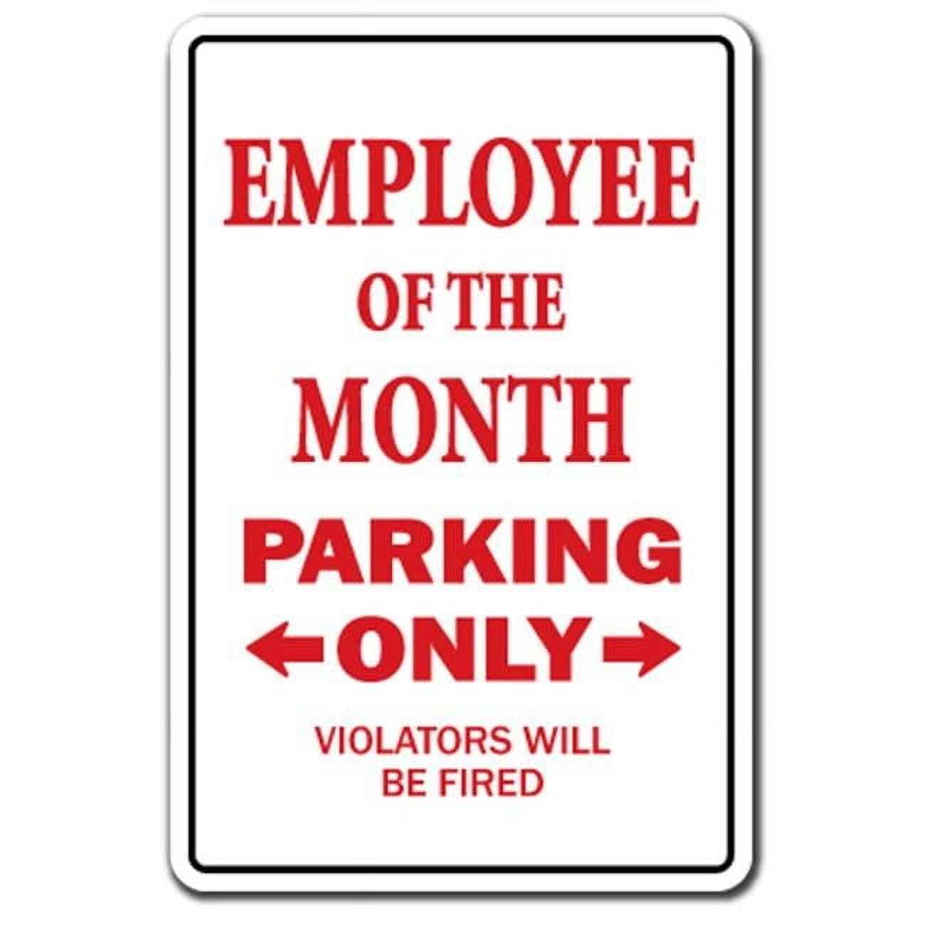 8 x 12 in. Novelty Sticker - Employee of the Month - Walmart.com