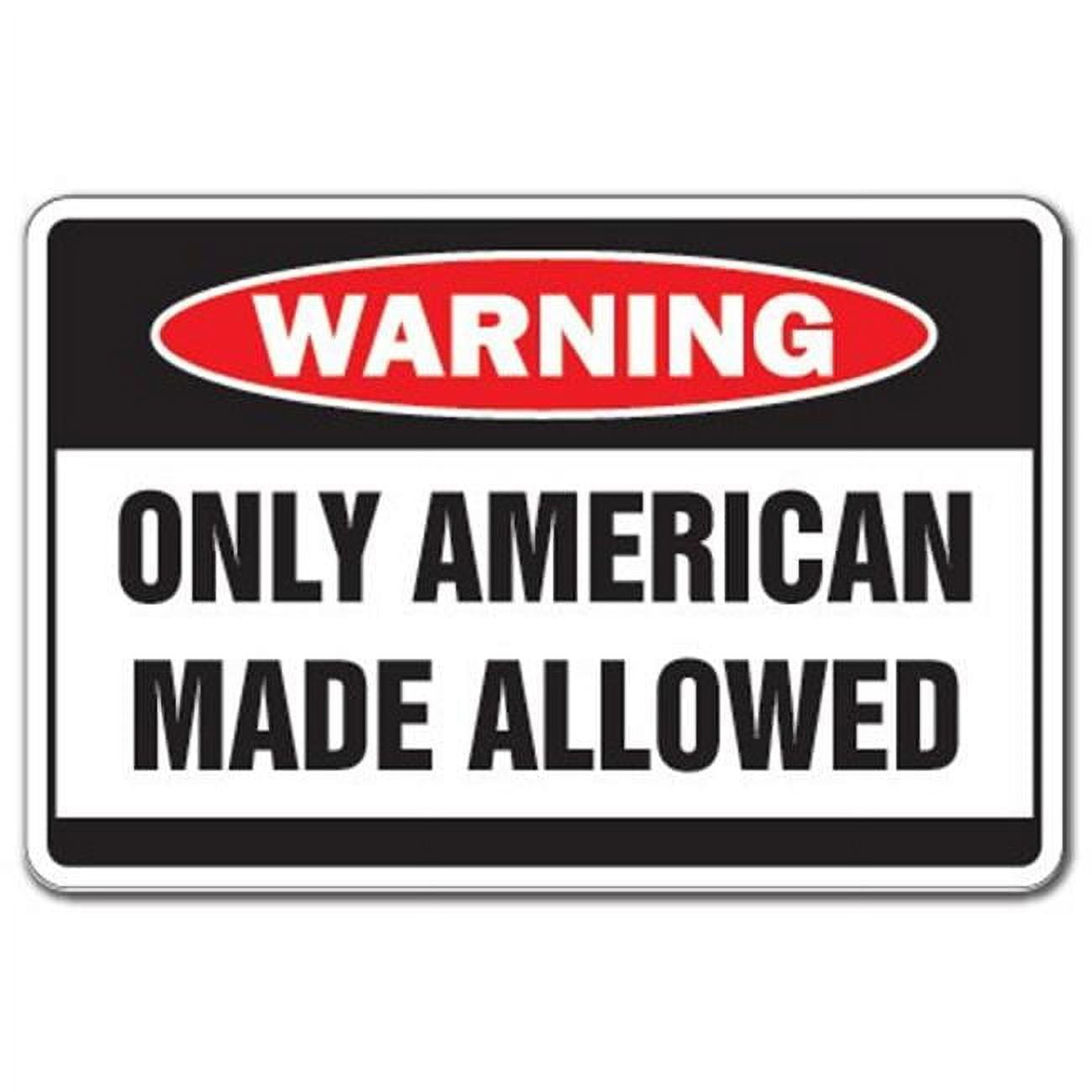 8 x 12 in. Only Sign - Sign USA America United States - Walmart.com