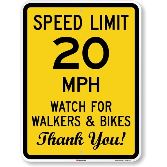 Watch For Bicycles Sign