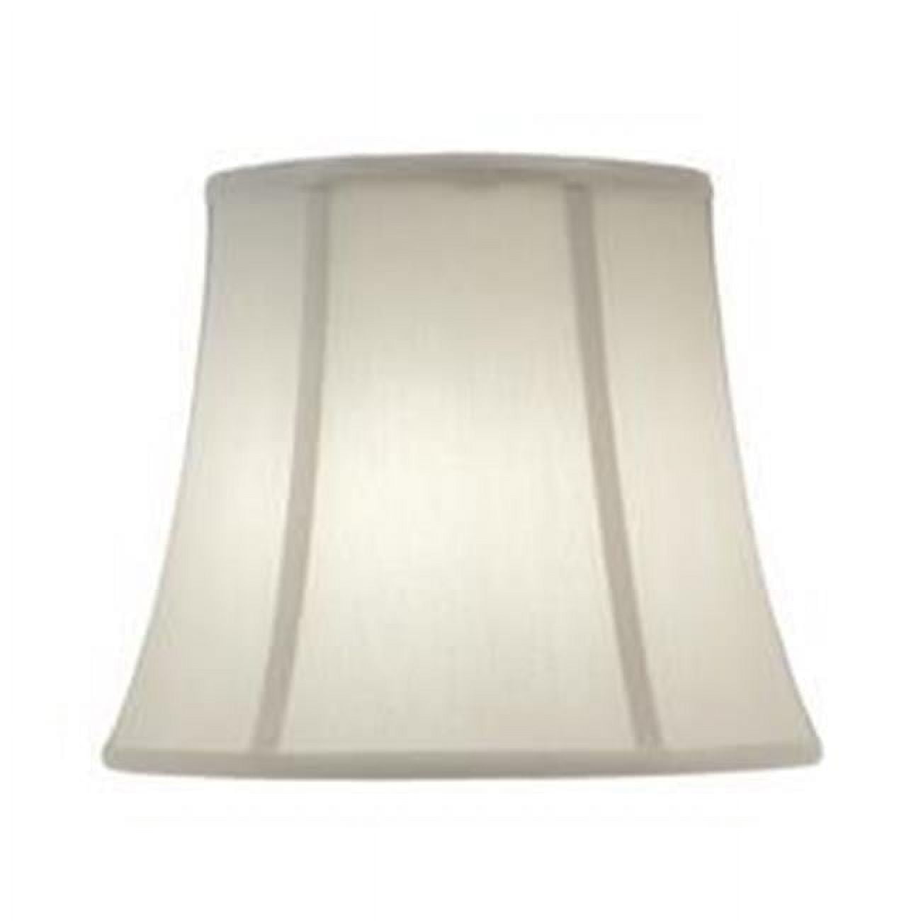 8 x 12 x 10 in. Softback Modified Bell Lamp Shade, Pearl Supreme Satin ...