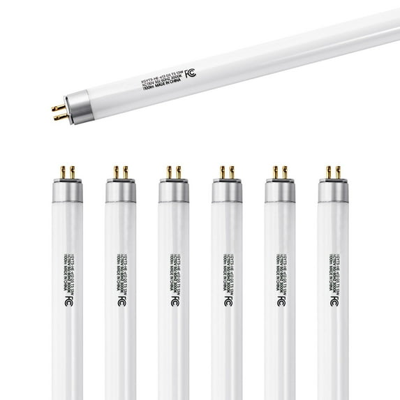 8 x 13W T5 21-Inch Fluorescent Tube Light Bulbs 3000K Warm White G5 Bi-Pin Base - Walmart.com