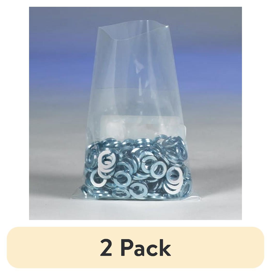 (2 pack) Box Partners Flat 4 Mil Poly Bags 8" x 14" Clear 1000/Case ...