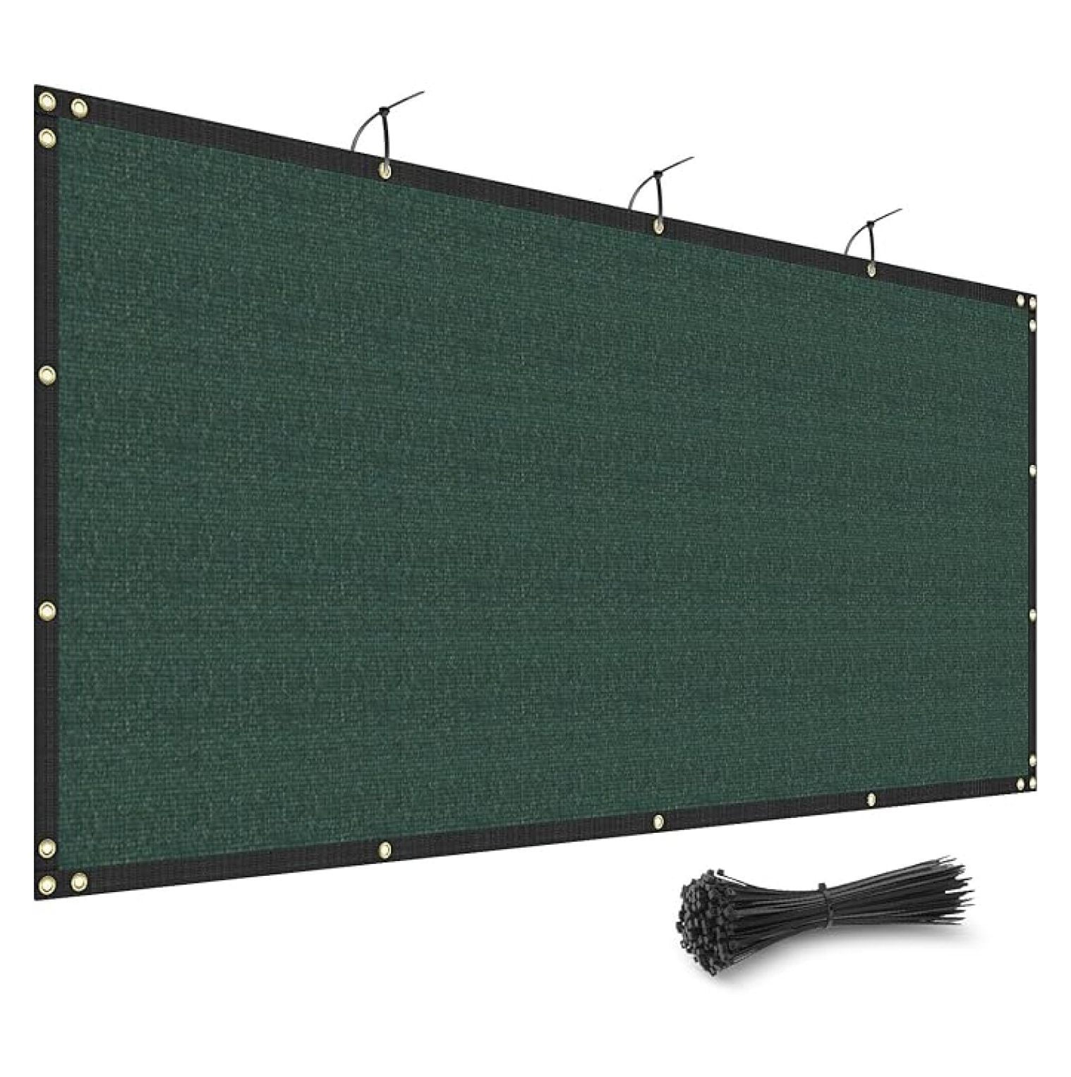 8' x 16' Green Fence Privacy Screen Outdoor Heavy Duty Fencing Mesh Net ...