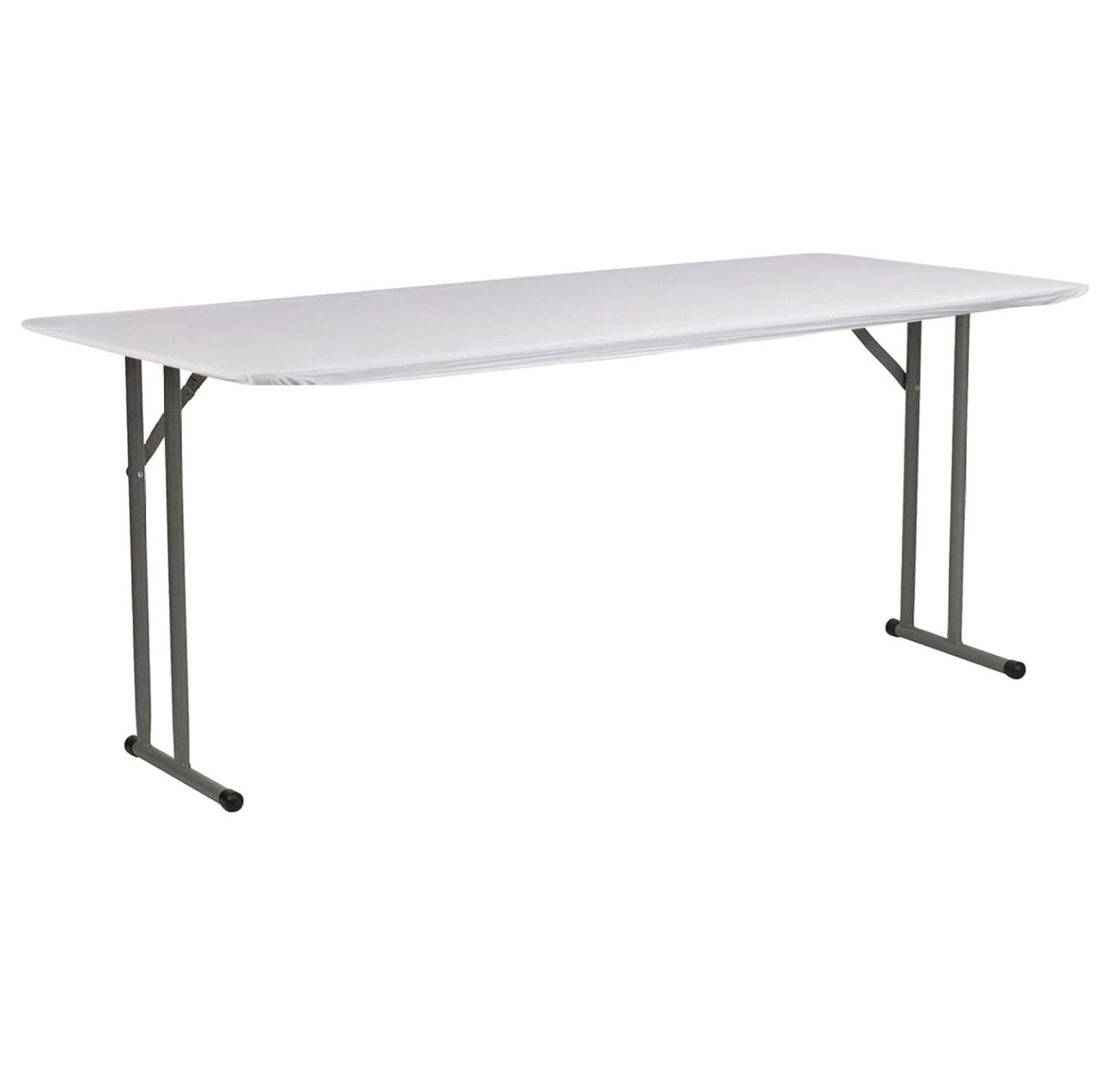 8' x 18" NARROW / SKINNY Rectangle Fitted Plastic Table Covers 18" x 96 ...