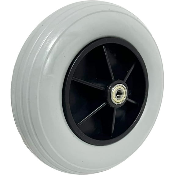 8" x 2" (200x50) Caster Solid Rubber Front Rear Caster Tires Wheels ...