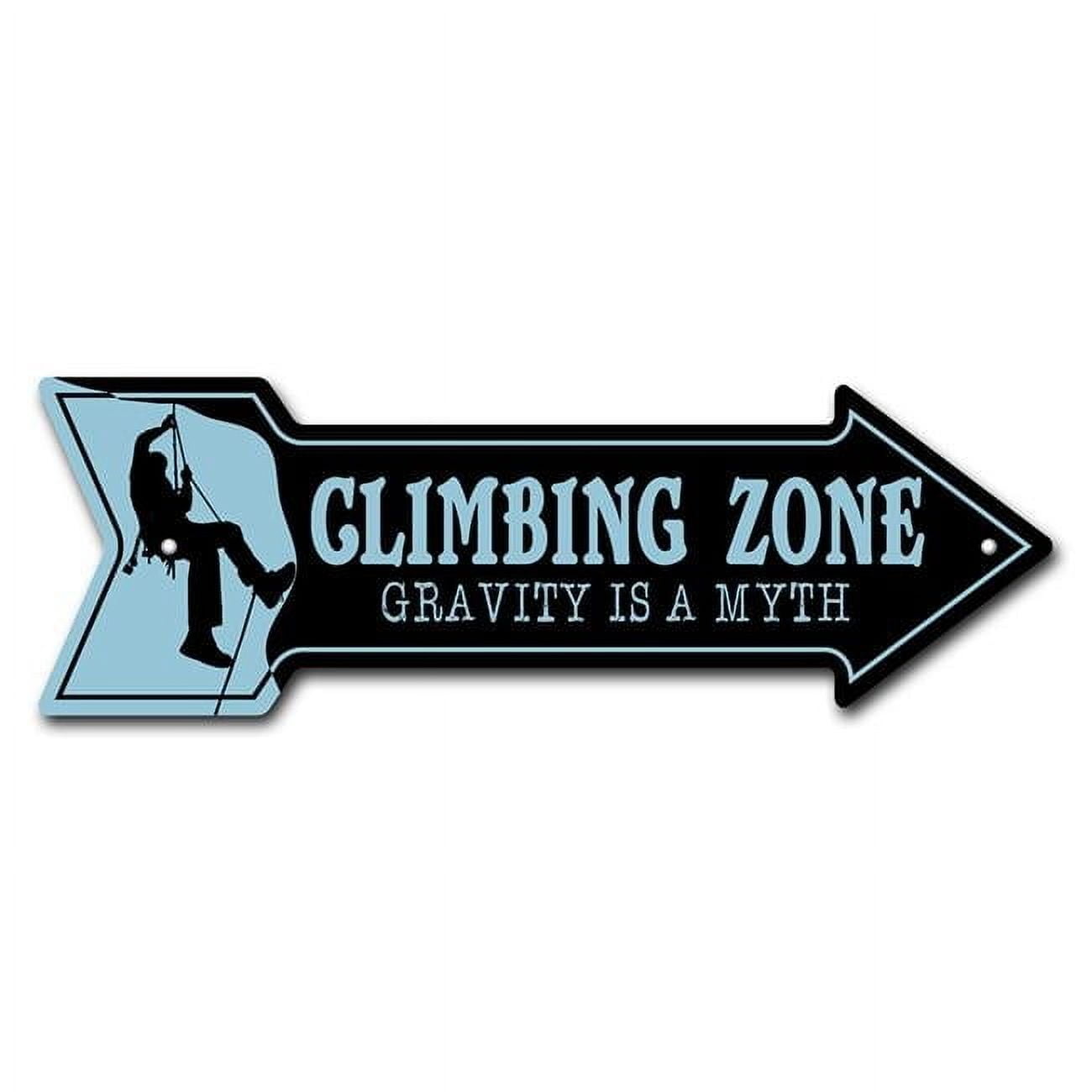8 x 24 in. Arrow Sign - Climbing Zone - Walmart.com