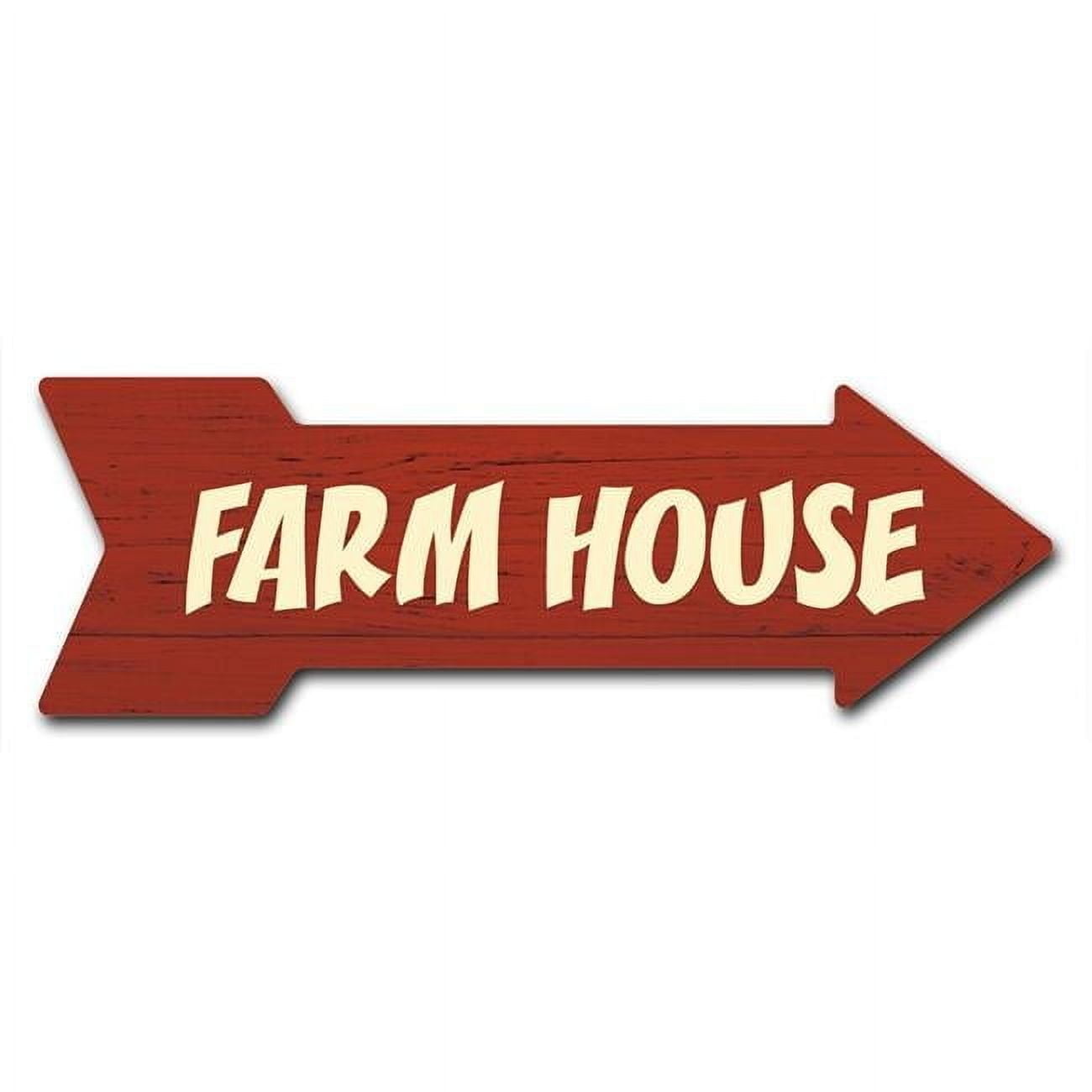 8 x 24 in. Indoor & Outdoor Decor Direction Sticker Vinyl Wall Decals ...