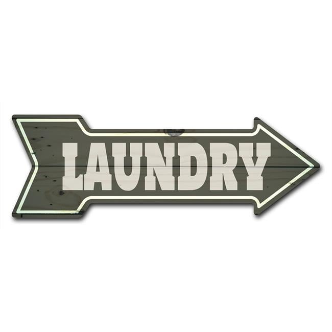 8 x 24 in. Indoor & Outdoor Decor Direction Sticker Vinyl Wall Decals ...