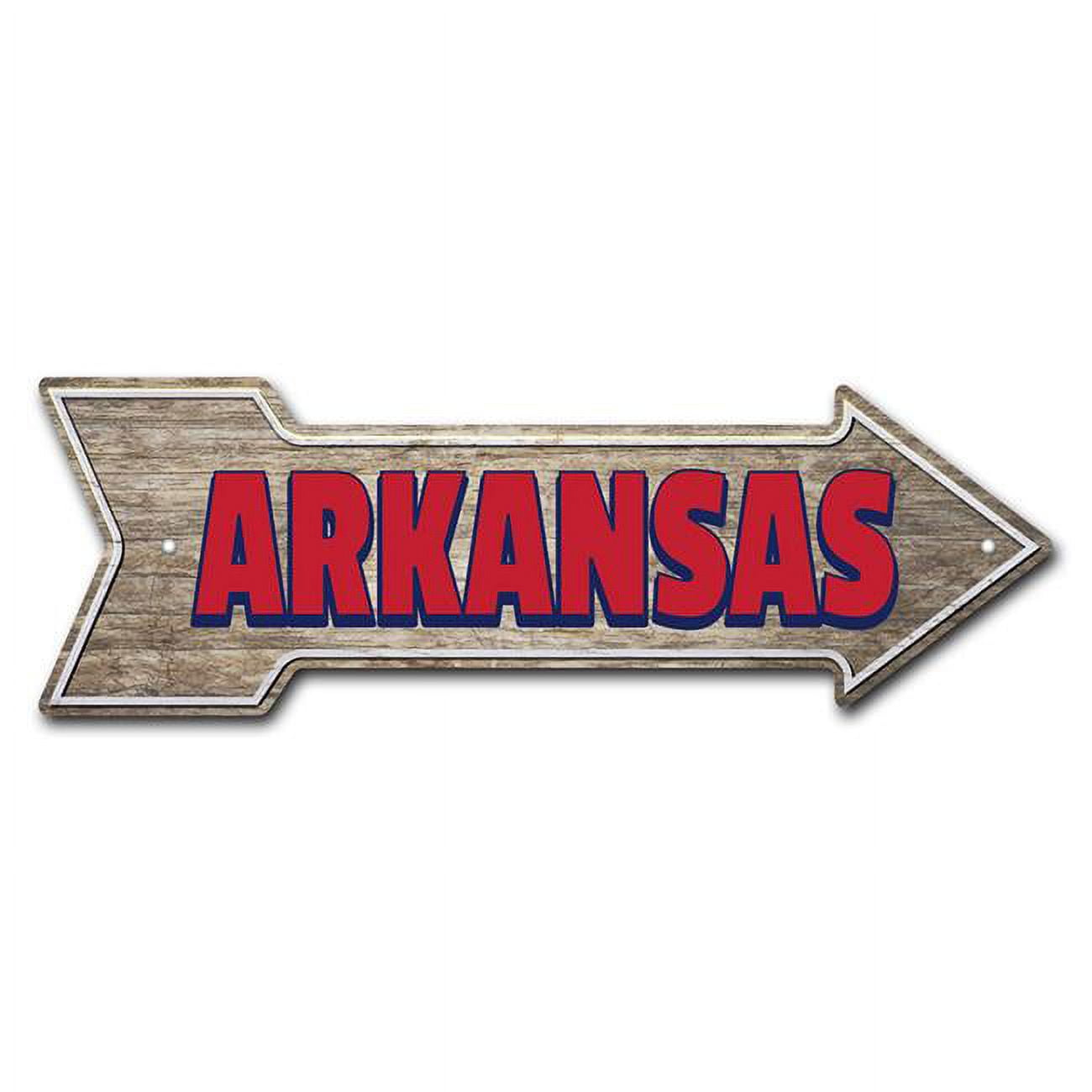 8 x 24 in. Wide Arkansas Arrow Sign - Walmart.com