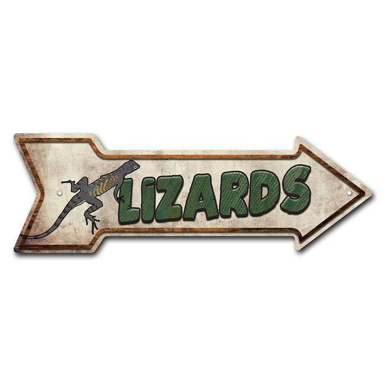 8 x 24 in. Wide Lizards Arrow Sign - Walmart.com