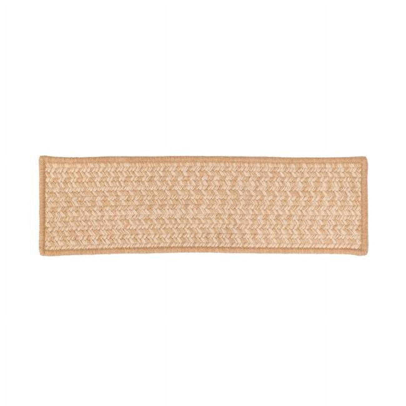8 x 28 in. Hayley Tweed Stair Tread Mats, Natural - Walmart.com