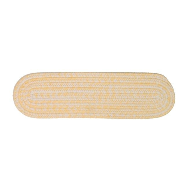 8 x 28 in. Howell Tweed Stair Tread Mats, Yellow - Set of 7 - Walmart.com