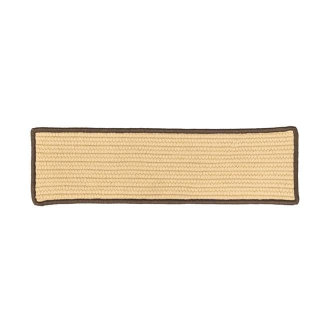 8 x 28 in. Seville Stair Tread Mats, Brown - Set of 4 - Walmart.com