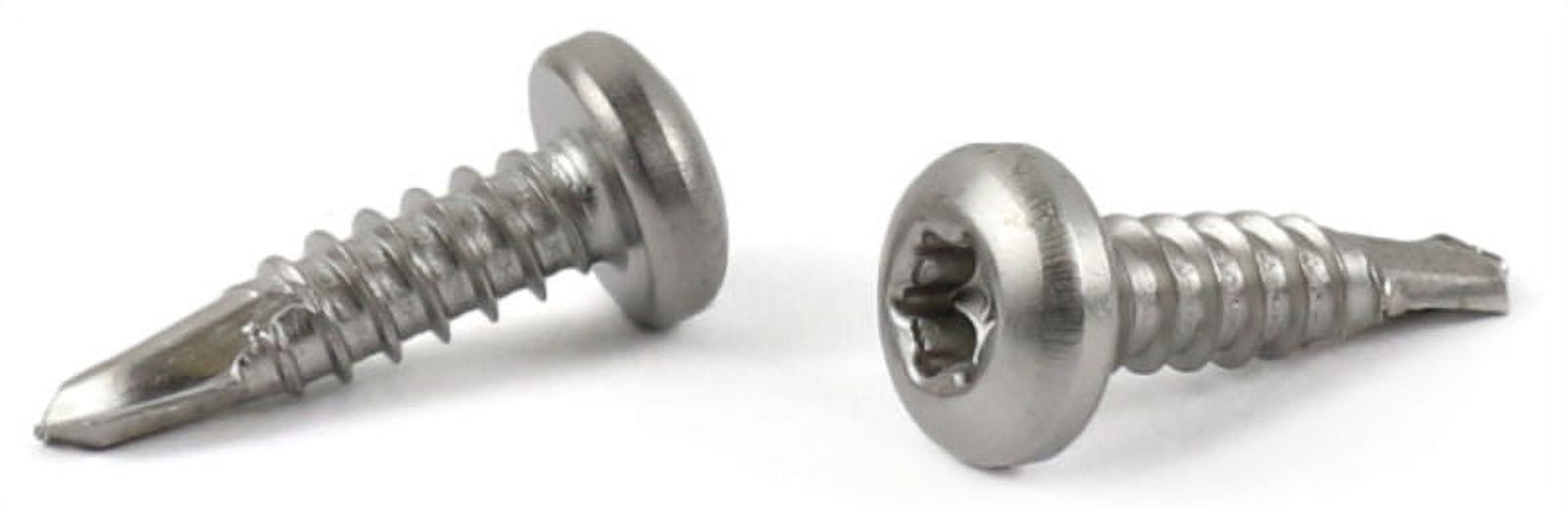#8 x 3/8" Self-Drilling Screws / Six-Lobe (TorxÂ®) / Pan Head / 410 ...