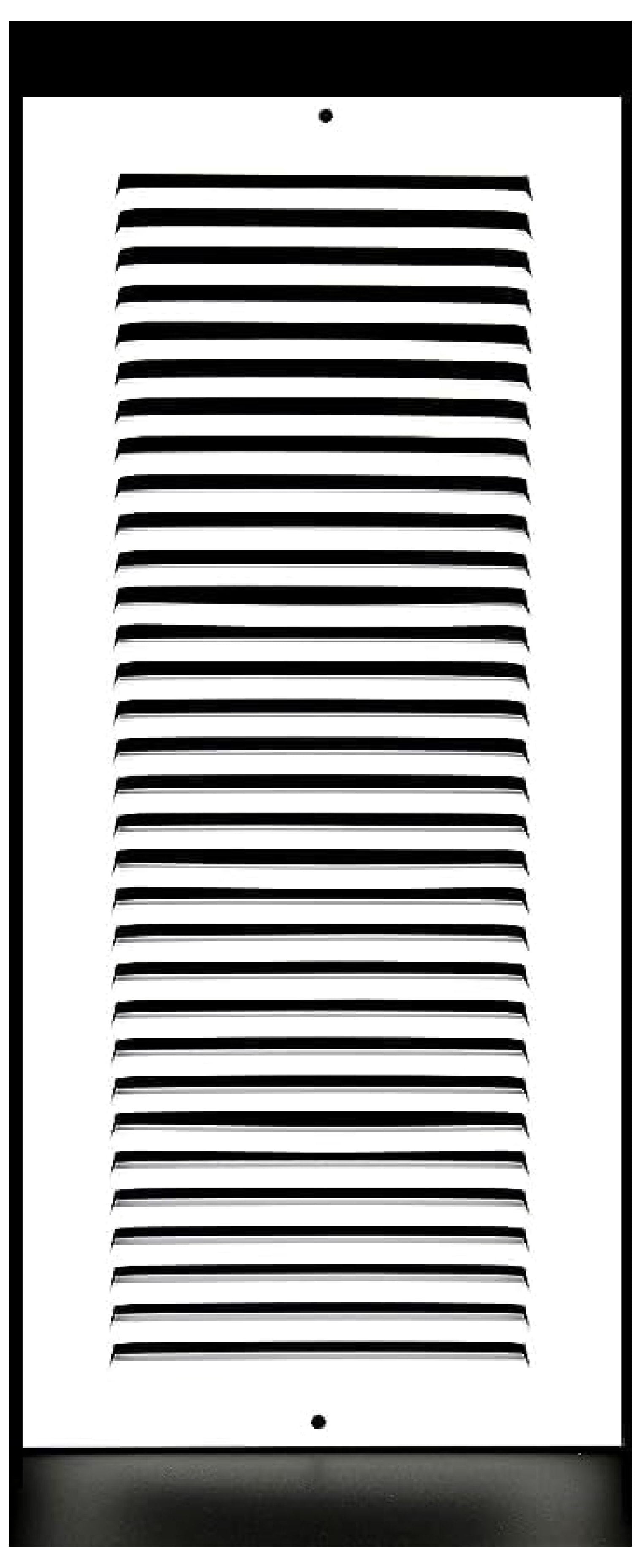 8'' x 34'' [Duct Opening] Flat Stamped Steel Return Air Grille ...