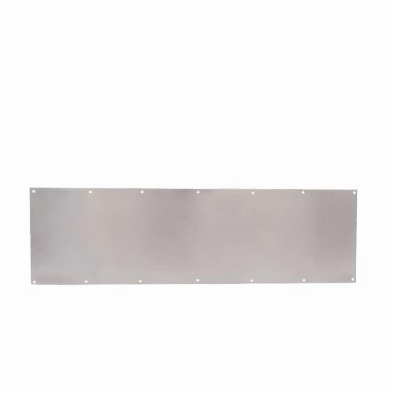 8 x 34 in. Kick Plate with Counter Sink Holes, Satin Stainless Steel ...