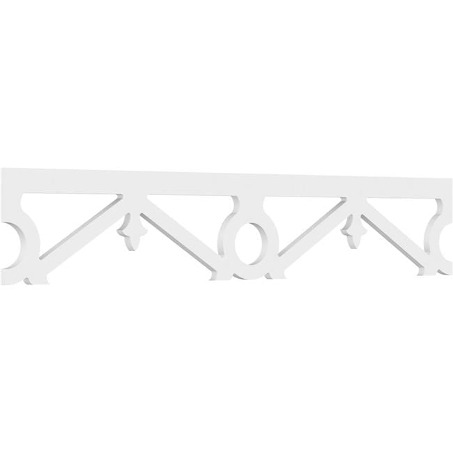 8 x 48 in. Pitch 0.62 in. Palmer Architectural Grade PVC Running Trim ...