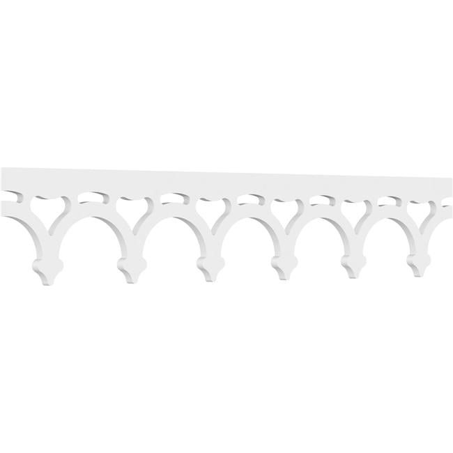 8 x 48 in. Pitch 0.62 in. Stanley Architectural Grade PVC Running Trim ...