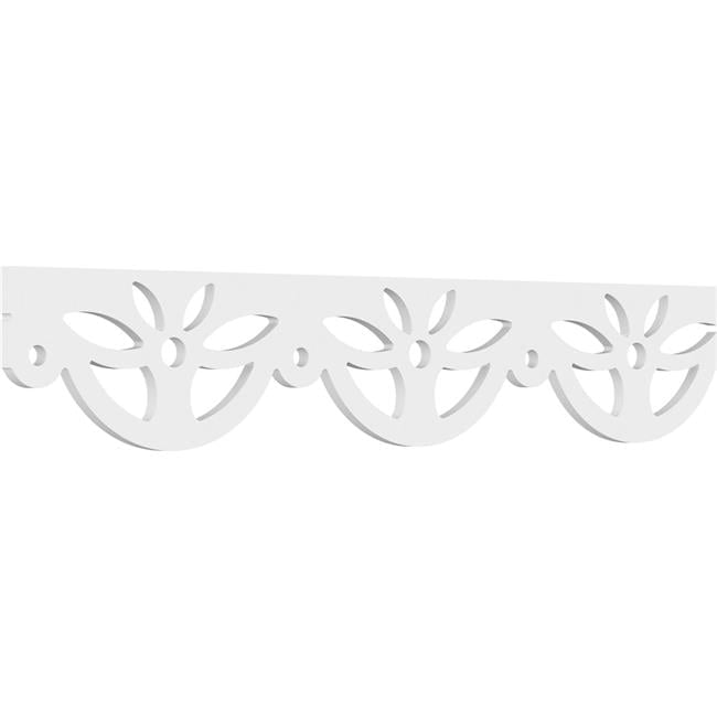 8 x 48 in. Pitch 0.62 in. Weston Architectural Grade PVC Running Trim ...