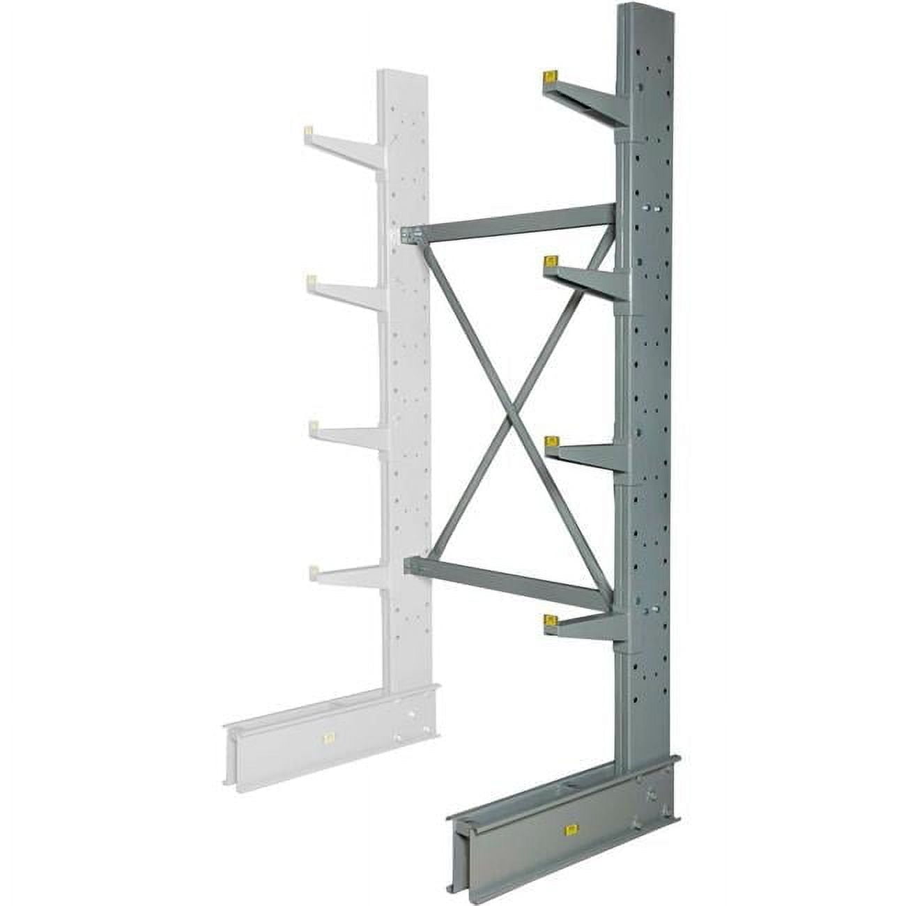 8 x 48 x 33 in. Single Sided MD Add-On Cantilever Rack Unit with Lip ...