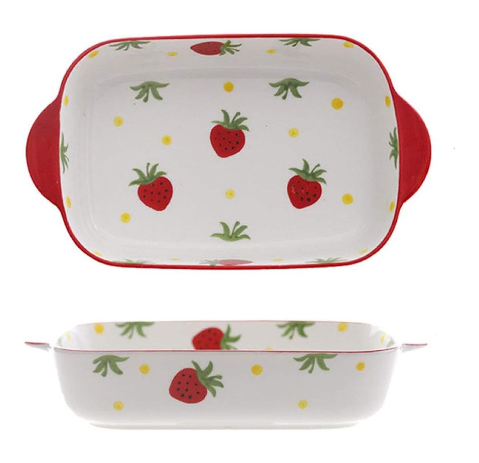 8 x 5 Inch Ceramic Oven to Table Bakeware Dinner Plate, for Oven ...