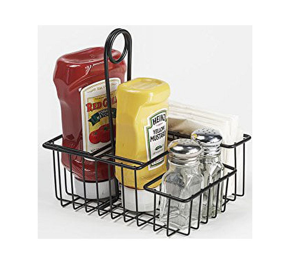 Clipper Mill by GET Condiment Organizer, 4 Compartments, Teflon Coated ...
