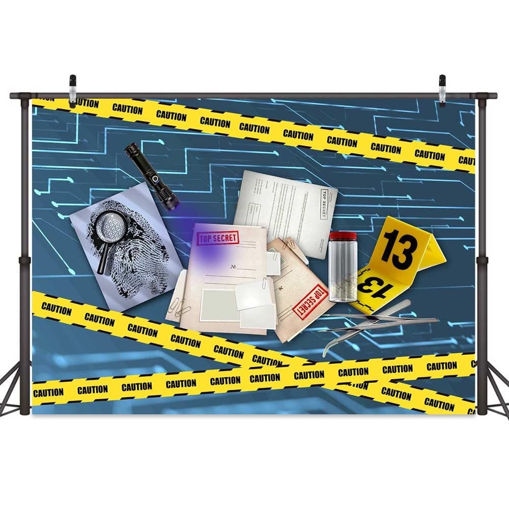 8 x 6 ftMurder Mystery Party Photo Backdrop Photography Background ...