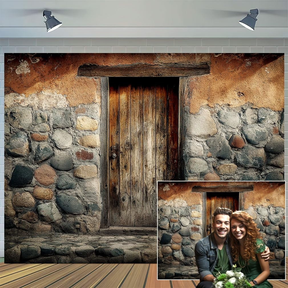 8 x 6 ftStone Wall Photo Backdrop Ancient Jerusalem Buildings ...