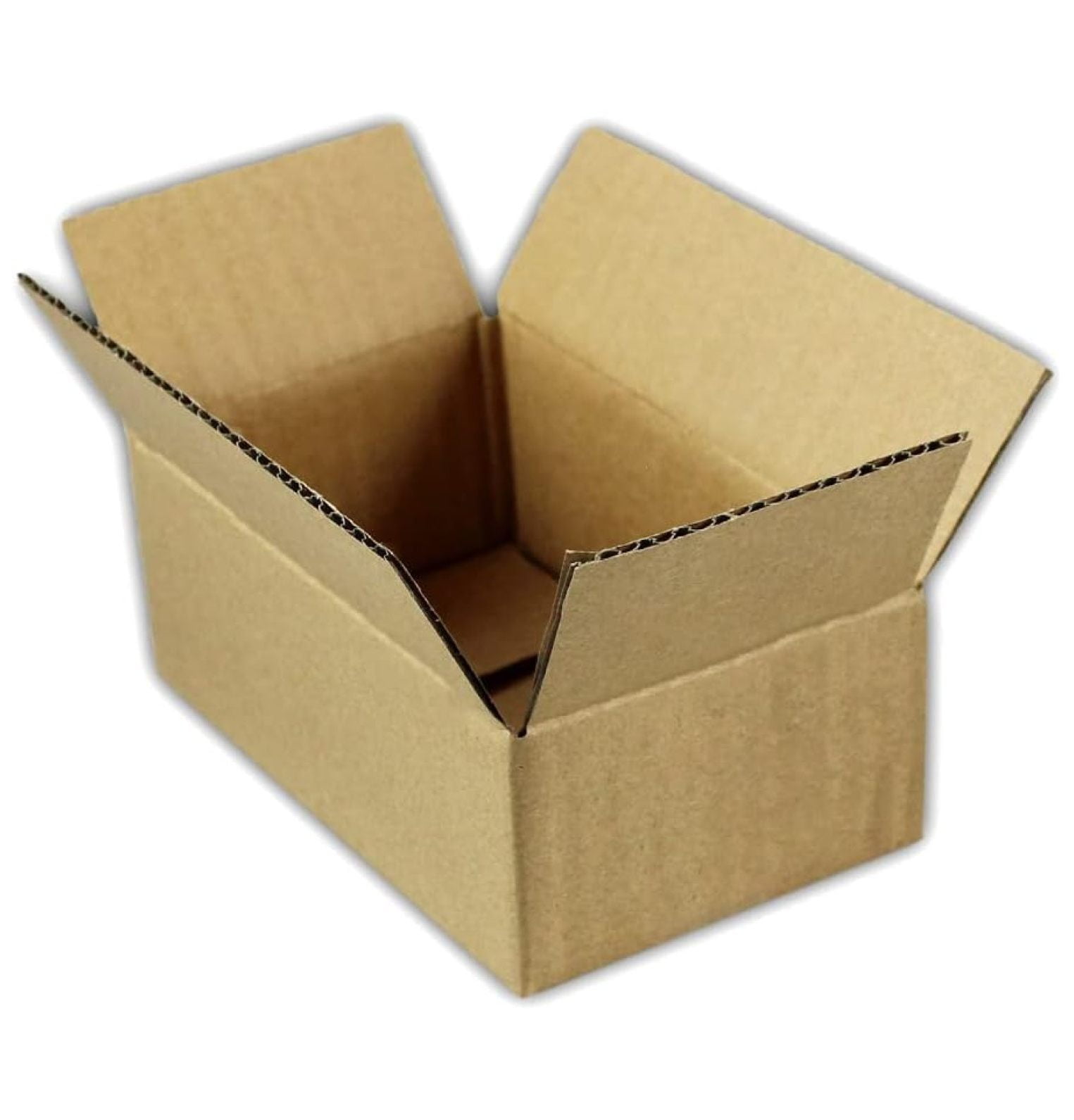 8 x 6 x 4 Inch Single Wall Corrugated Cardboard Shipping Carton Packing ...