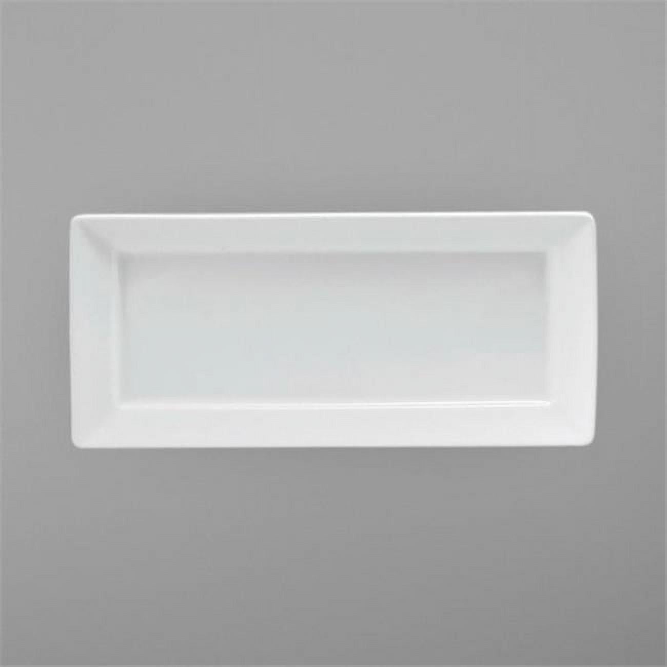 8 x 7 in. Porcelain Rectangular Platter, Bright White - Walmart.com