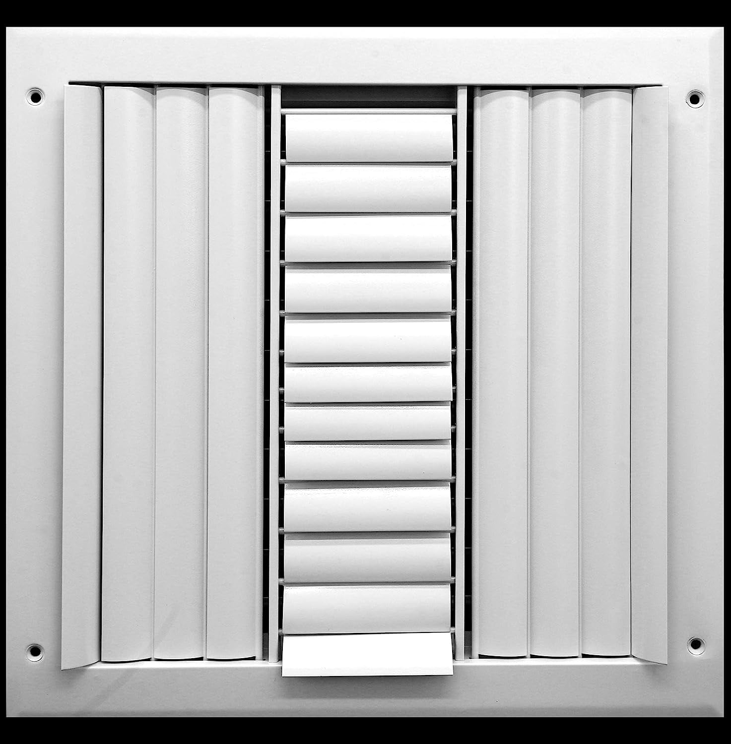 8" x 8" - 3-Way Air Vent - Adjustable Aluminum Curved Blades - Maximum ...