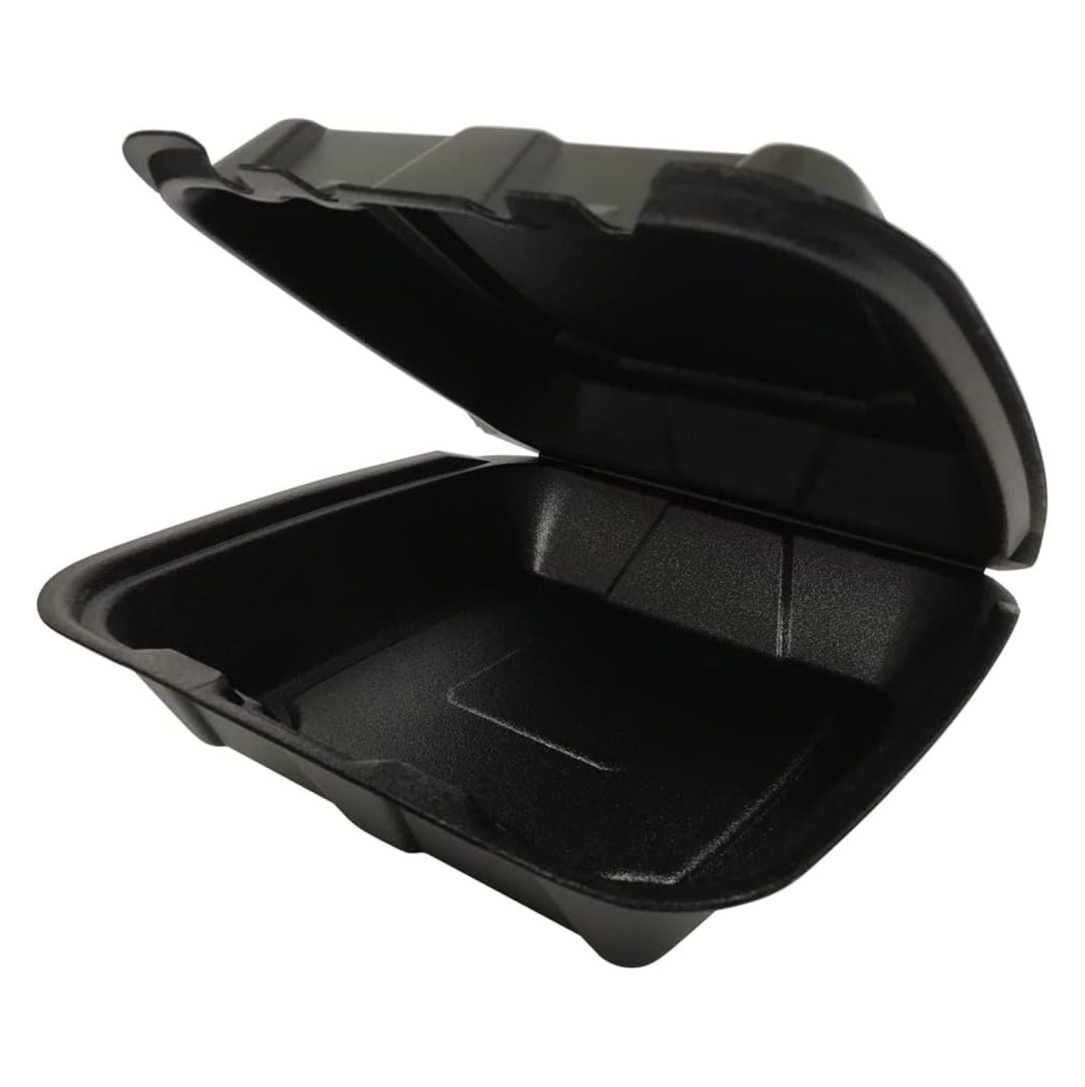 8" x 8" Ecopax Black Foam Hinged Container 1-Compartment 200 - Walmart.com