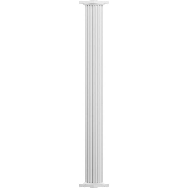8" x 8' Endura-Aluminum Column, Round Shaft (Load-Bearing 21,000 lbs ...