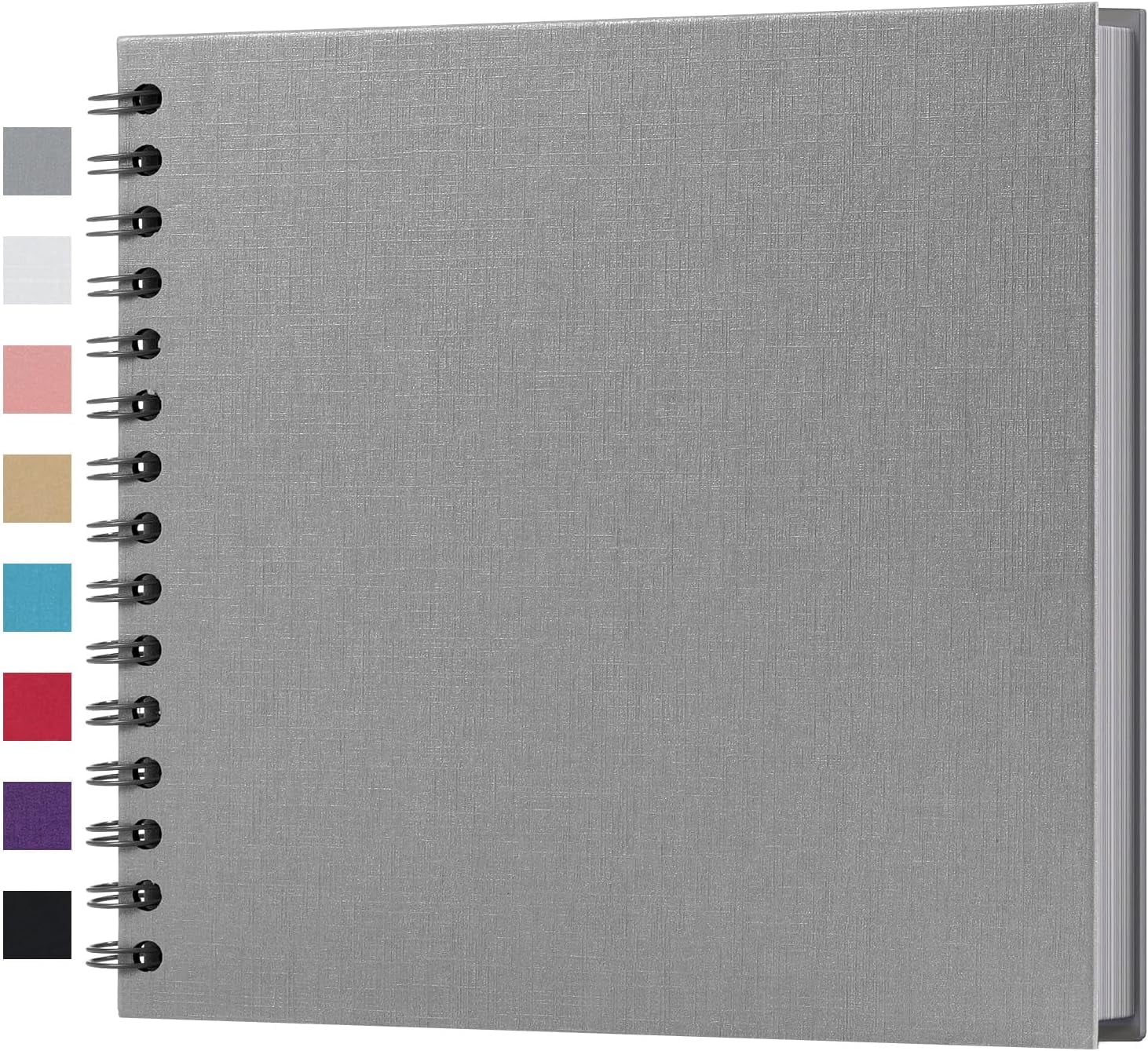 8 x 8 Inch DIY Scrapbook Album 40 Pages Hardcover Kraft Paper Scrap ...