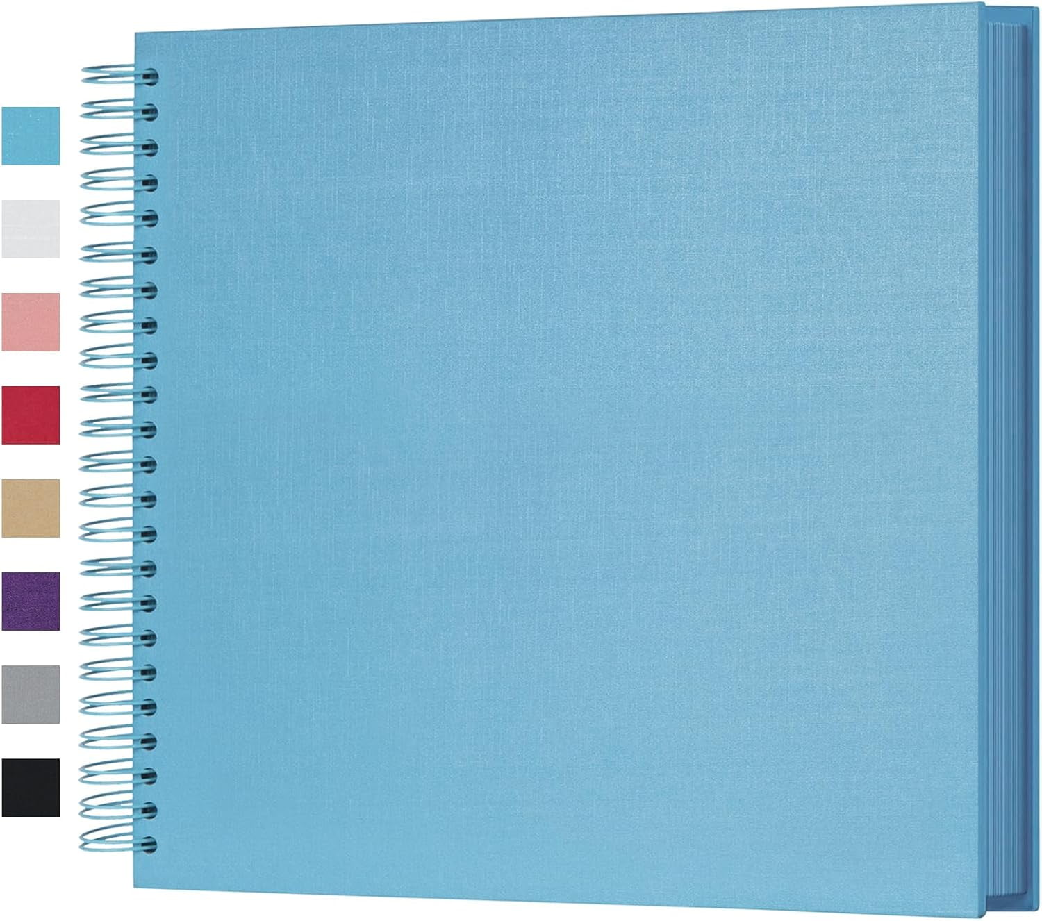 8 x 8 Inch DIY Scrapbook Album 40 Pages Hardcover Kraft Paper Scrap ...